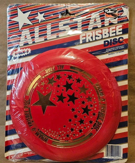 WHAM-O ALLSTAR VINTAGE Frisbee Disc 110 Grams 1002 New Old Stock NOS ...