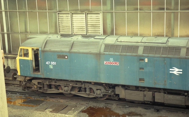 35MM RAILWAY COLOUR negative 47351 BR blue Tinsley 21-07-1990 (10) £1. ...