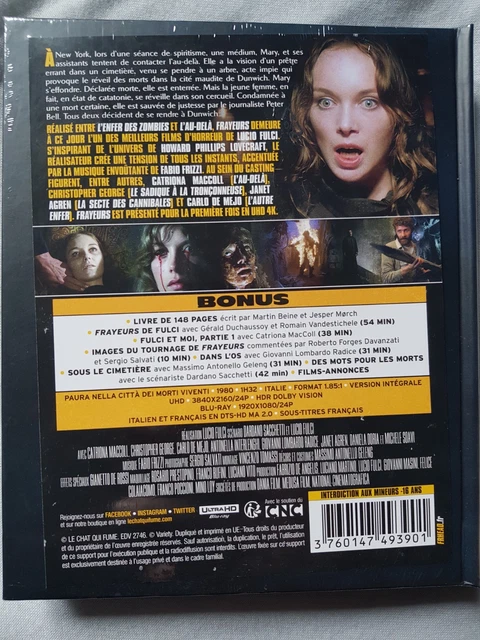 FRAYEURS COFFRET COLLECTOR Blu Ray Uhd Et Livre Neuf Sous Cellophane ...