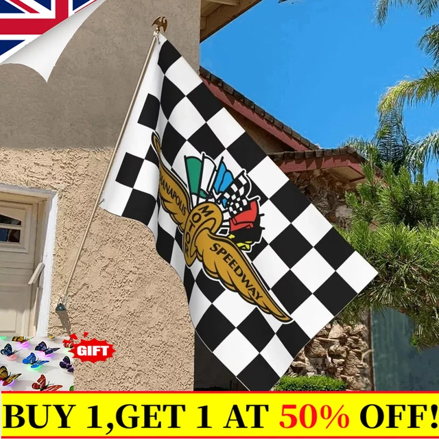 RACING FANS FLAG 3x5 ft Flags Banner Party Garden Yard Flag Indoor ...