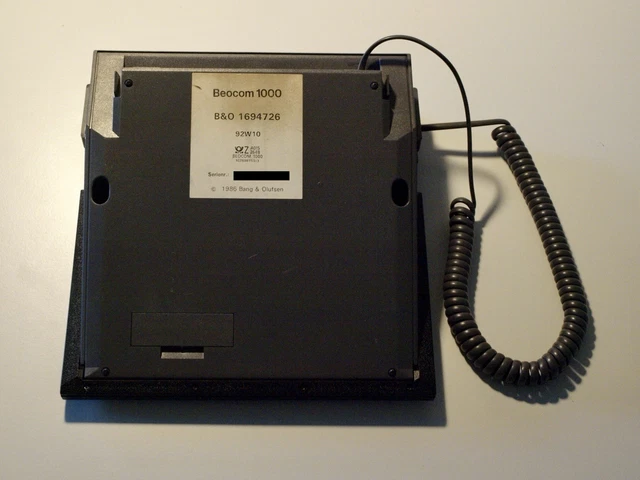 BANG & OLUFSEN BeoCom 1000 (1986) – Iconic Danish Design Telephone ...