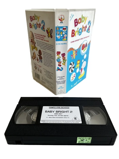 BABY BRIGHT 2 VHS Video 0-12 Months Old Baby Development Education £6. ...