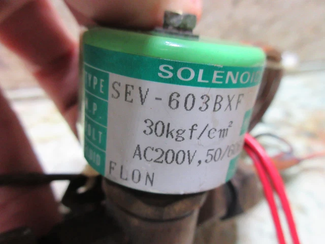 SAGINOMIYA MAGNETVENTIL SEV-603BXF Mfg.nr. 8063 Cnc EUR 58,49 - PicClick DE