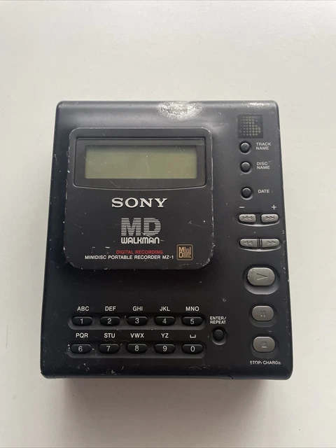 SONY MZ-1 PORTABLE MiniDisc Recorder/Player. First MD Walkman 1992 ...
