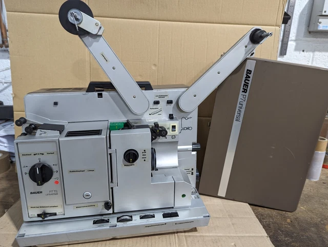 OLD VINTAGE BAUER P7 TS Universal 16mm film projector. Spares Or Repair ...