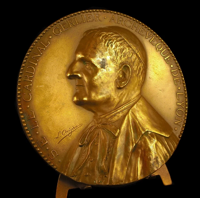 MÉDAILLE PIERRE GERLIER archvèque de Lyon Basilique Notre Dame de ...