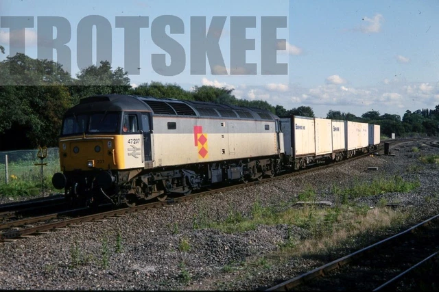 35MM SLIDE BR British Railways Diesel Loco Class 47 47237 Whitacre 1992 ...