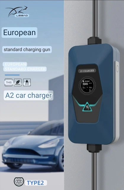 LEIBAO PORTABLE EV Charger 3.6KW 16A Type2 IP65 EV Charging Station for ...
