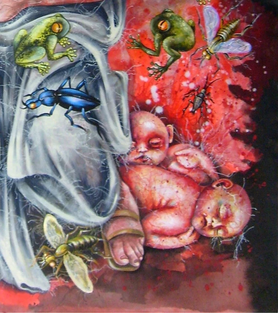 ART PAINTING RELIGION Sacred Hebrew Jewish Old Testament Moses Biblical ...