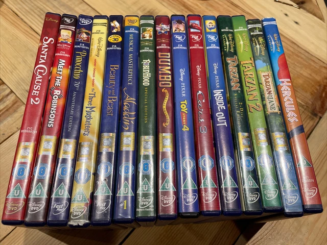 BULK DISNEY DVD collection 15 dvd Aladdin Tarzan Robin Hood Toy Story ...
