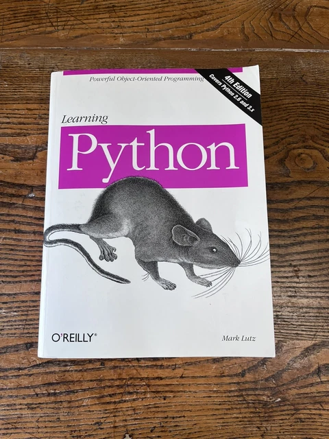 LEARNING PYTHON: POWERFUL Object-Oriented Programming by Lutz, Mark $25 ...