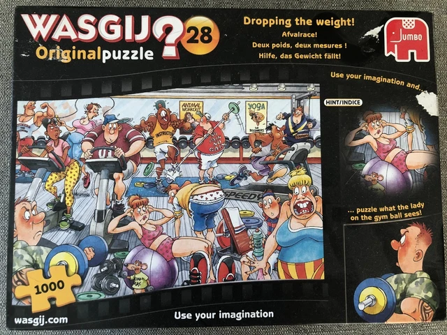WASGIJ ORIGINAL PUZZLE No. 28 Dropping the Weight! 1000 piece jigsaw ...