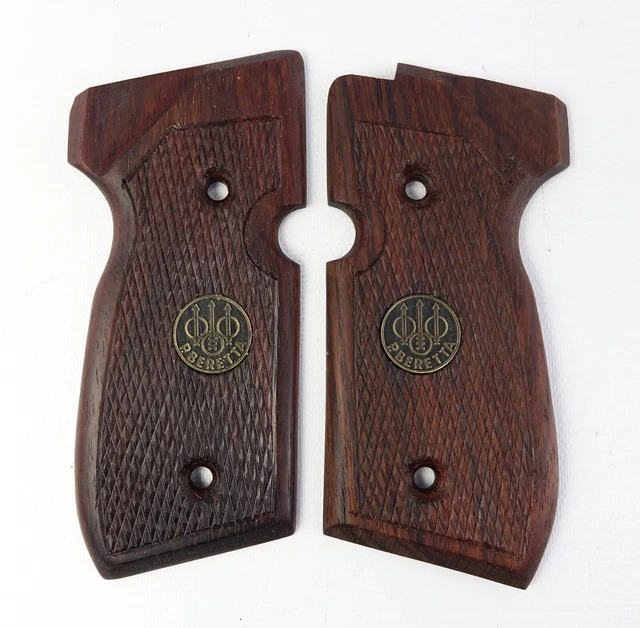 REAL WOOD GRIPS FOR UMAREX BERETTA 92FS Silver $65.00 - PicClick CA