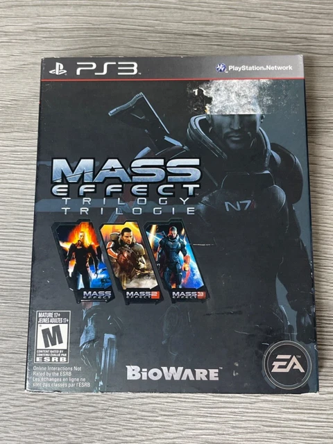 MASS EFFECT TRILOGY Sony PlayStation 3 PS3 Authentic $25.00 - PicClick CA
