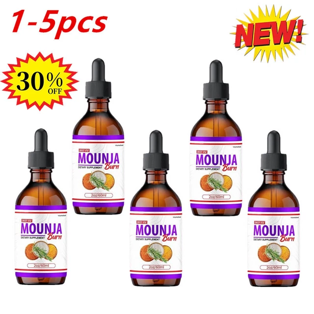1-5PACK MONJA BURN Drops A Full Range of Supplements - 60ml - 2025 £8.19 - PicClick UK