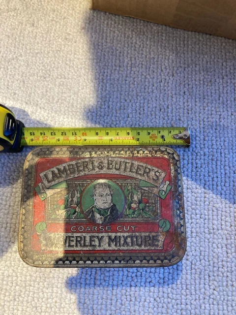 VINTAGE LAMBERT & Butler Tin Antique Waverley Cut Cigarettes £10.08 ...
