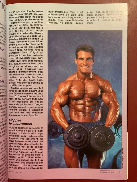 LE MONDE DU MUSCLE 1992 May #111 Soël & Azdine Nouri Cover! Samir ...
