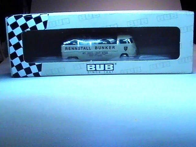 VW T1 RENNTRANSPORTER "Rennstall Bunker" von BUB OVP 1:87 / H0 EUR 70 ...