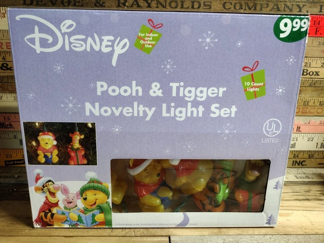 DISNEY HOLIDAY PARTY Pooh & Tigger 10 Count String Light Set Walgreen ...