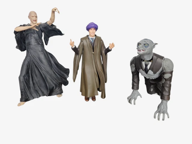 HARRY POTTER FIGURE Lot Professor Lupin Quirrel Voldemort Transforming ...