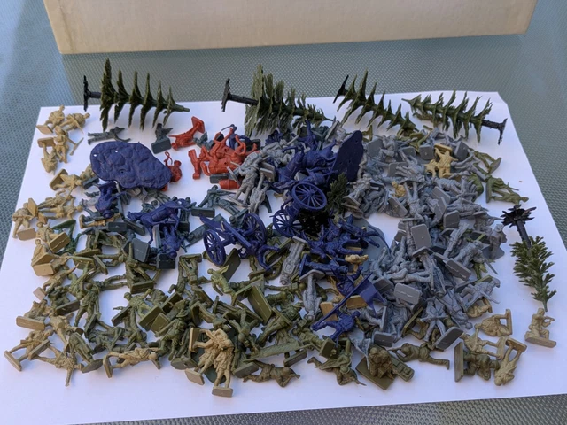 AIRFIX 1/72 SCALE Vintage plastic toy soldiers job lot ACW WW2 with ...