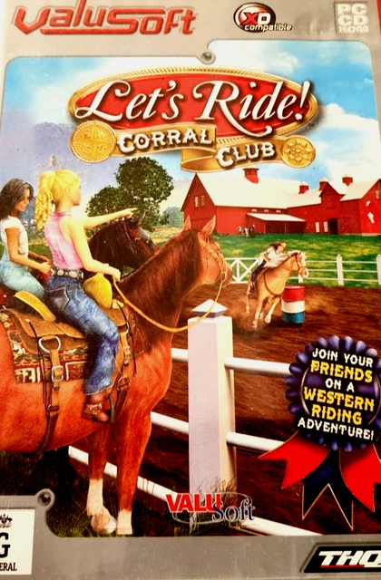 LET'S RIDE! CORRAL Club (PC CD-ROM) PC GAME 2004 Valusoft - RARE OOP ...