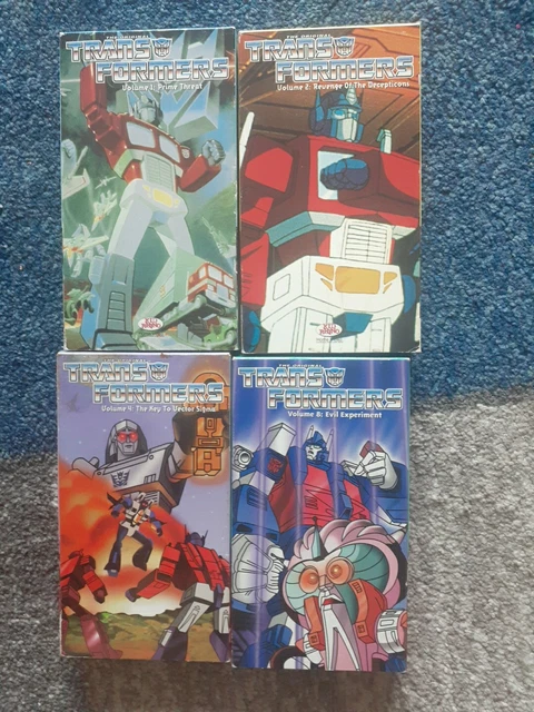 TRANSFORMERS TV CARTOON Kids Vhs Volume 1, 2, 4 +8 Original Lot £14.25 ...