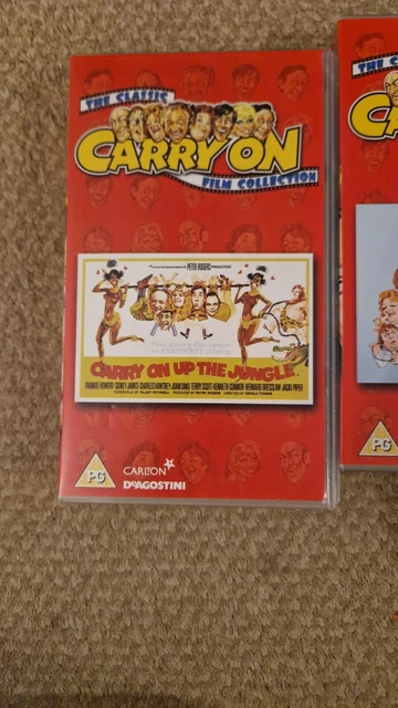 CARRY ON FILM Collection 5 x VHS tape bundle £15.00 - PicClick UK