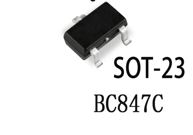 BC847S DOUBLE SMD Transistor Code 1C Pnp / Npn 0,2A 50V #14-1052 EUR 5 ...