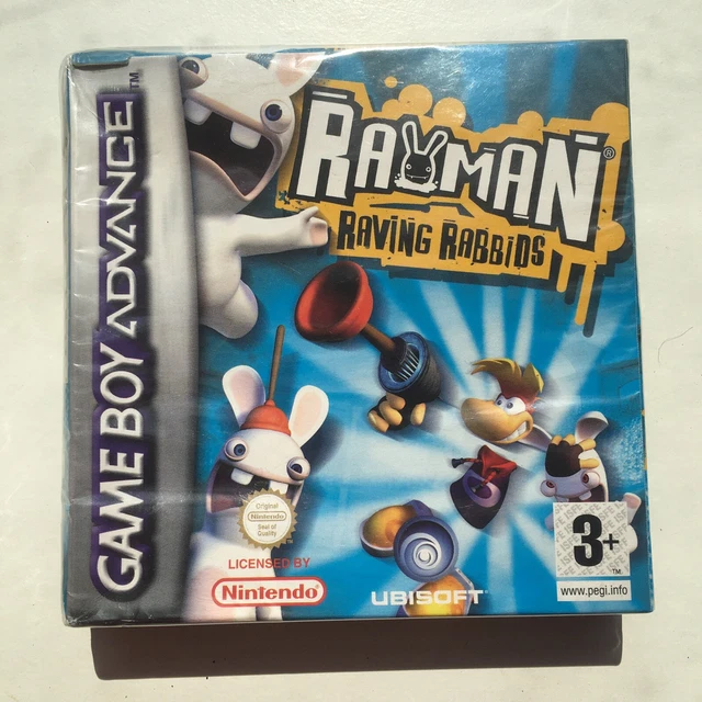 NINTENDO GAME BOY ADVANCE Rayman Raving Rabbids GAME NEW SEALED $17.02 ...