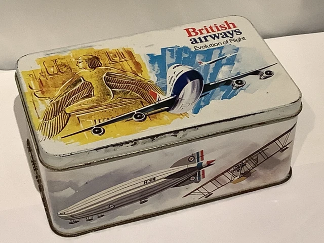 BRITISH AIRWAYS EVOLUTION of Flight tin Boeing 747 pre1976 Concorde ...