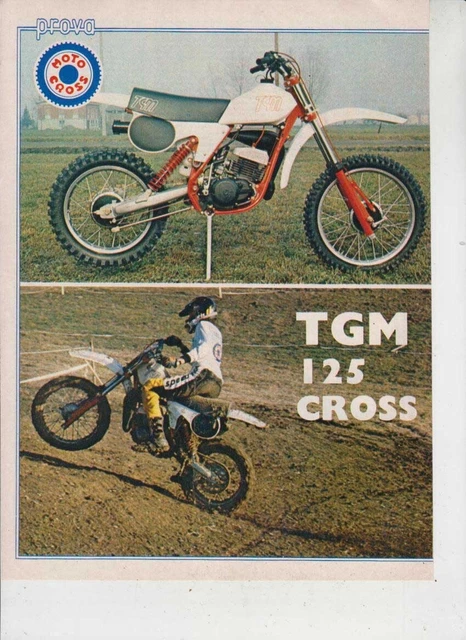 ADVERTISING PUBBLICITÀ-TEST MOTO TGM 125 CROSS 1979 MOTOITALIANE ...