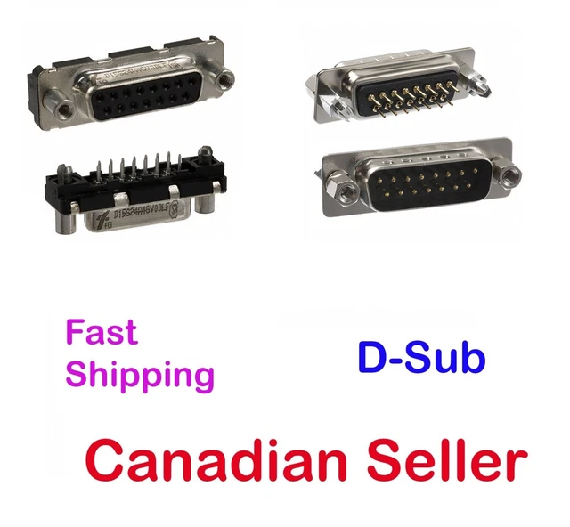15 POSITION D-SUB Various models Male Female Plug Sockets Connector ...