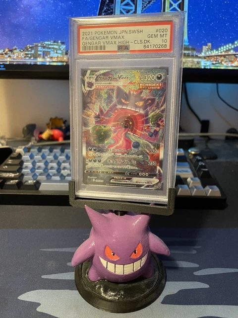 POKEMON JAPANESE GENGAR Vmax Alternate Alt Art 020/019 PSA 10 w/ Custom ...