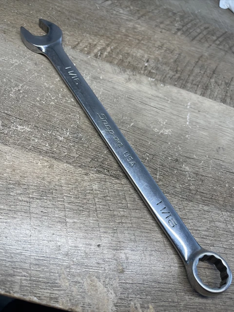 SNAP ON SAE Flank Drive Plus Combination Wrench 11/16" SOEX22 SOEX 12Pt ...