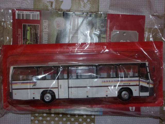 1/43 AUTOBUS AUTOCARS Bus coach Monde Iveco Lorraine 1981 Ixo Hachette ...