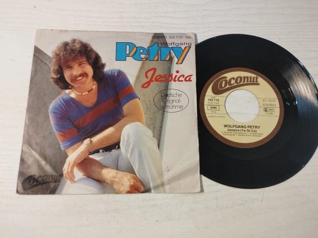 WOLFGANG PETRY JESSICA + Drunter Und Druber 1981 - Single LP Vinile 7 ...