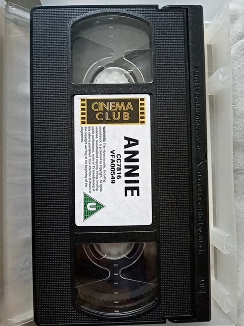 VINTAGE ANNIE, VHS Video, Albert Finney, Carol Burnett, Musical 1981 £3 ...