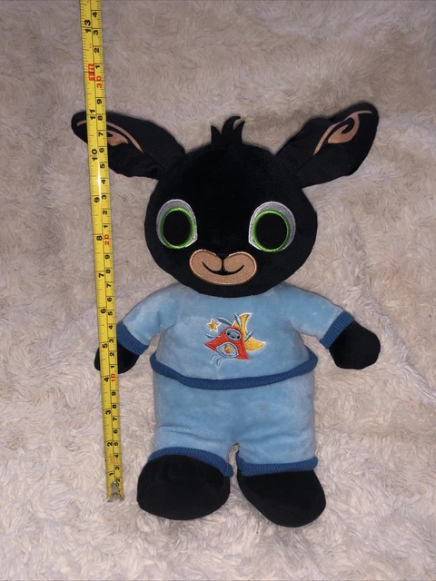BEDTIME BING CBEEBIES Soft Cuddly Plush Talking Rabbit Bunny Toy Golden ...