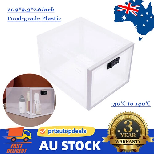 LOCKABLE STORAGE BOX with Lock Box for Food, Medicines and Home Safety ...