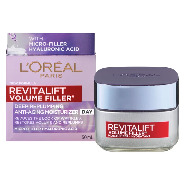 L'ORÉAL PARIS REVITALIFT Volume Filler Care Anti-Aging Day Moisturizer ...