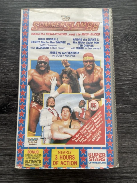WWF SUMMERSLAM 1988 VHS - Wrestling Video Tape 88 WWE! £4.99 - PicClick UK