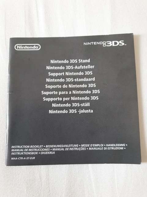 LIVRET D'INSTRUCTIONS/MANUEL POUR Nintendo 3DS Stand from Kid Icarus Uprising EUR 3,43 - PicClick FR