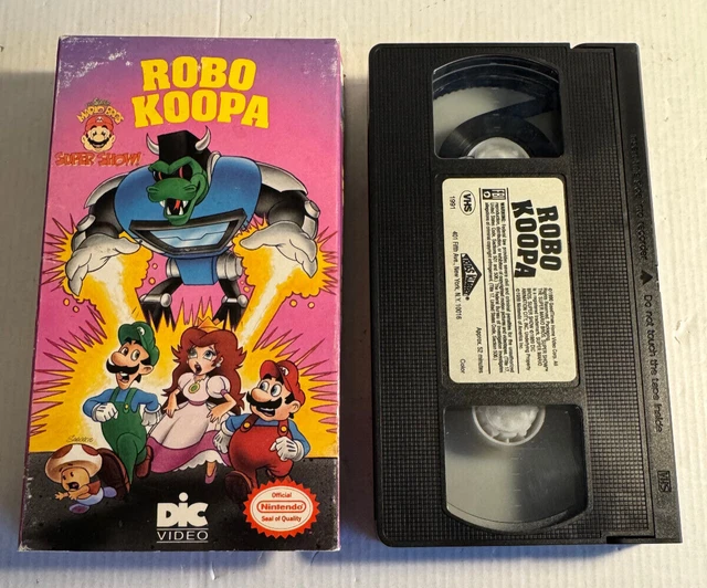 SUPER MARIO BROS Super Show Robo Koopa VHS 1991 PLAY TESTED Good £19.28 ...