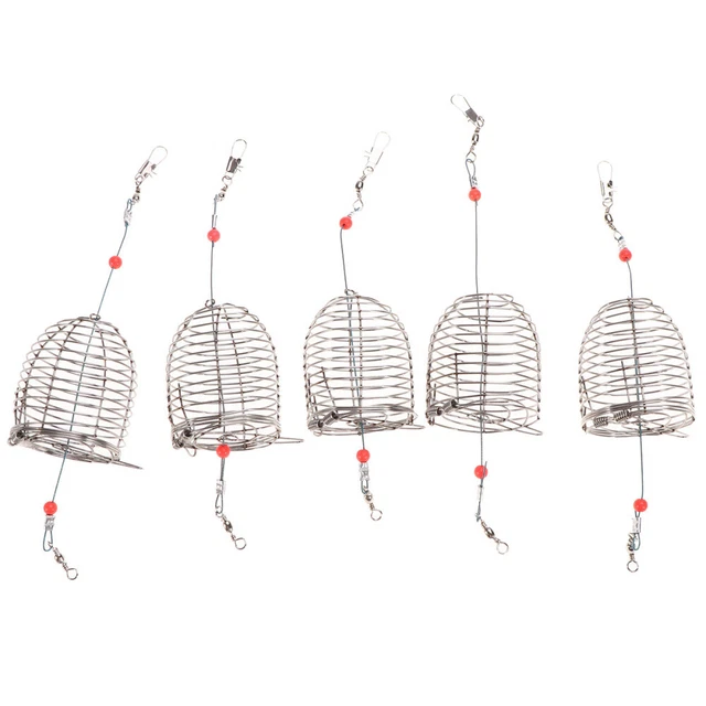 5 PCS FISHING Bait Traps Fshing Cage Multi-Functional Automatic £8.78 ...
