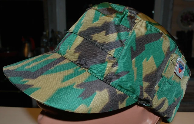RUSSIAN SPETSNAZ MVD Camo Cap. From 90's. NPO-SM. Size 58. Green Reed ...