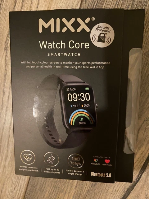 MIXX SMARTWATCH WATCH Core Bluetooth black . Brand New Sealed EUR 14,49 ...