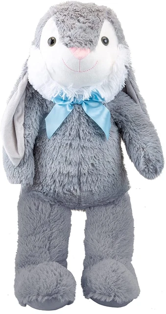 GIANT GREY PLUSH Bunny Easter Soft Toy - Cuddle Crew £24.99 - PicClick UK