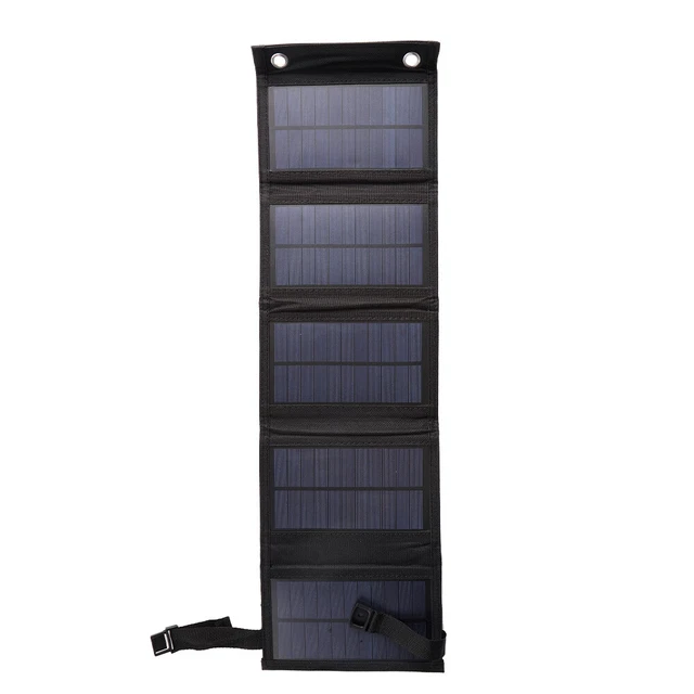 FOLDING 20W CHARGER Solar Cells Battery Pack 5V USB Solar Panel for ...