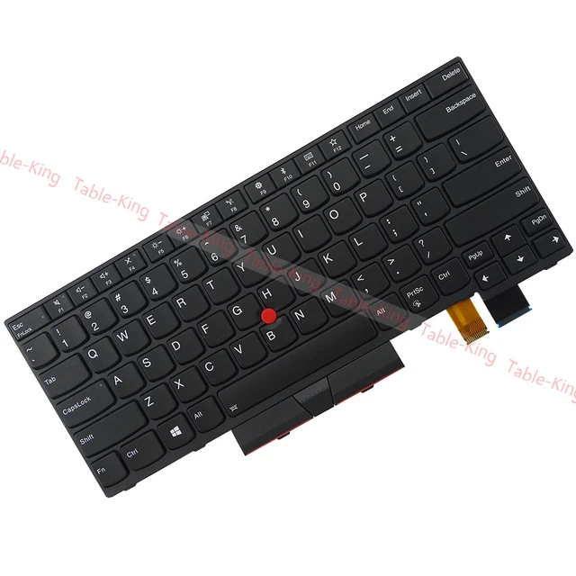 US BACKLIT KEYBOARD for Lenovo Thinkpad T470/T480/A475/A485 01AX487 ...